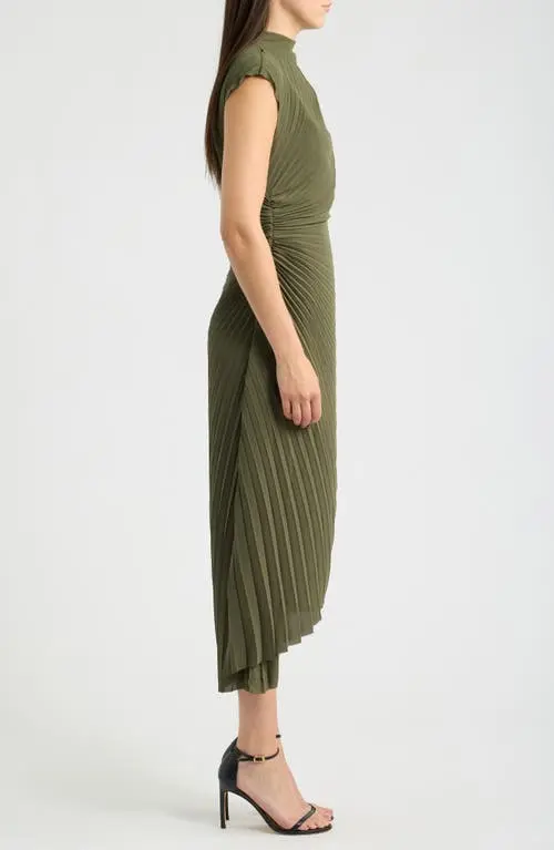 ALLSAINTS Rayanna Sunray Pleated Dress