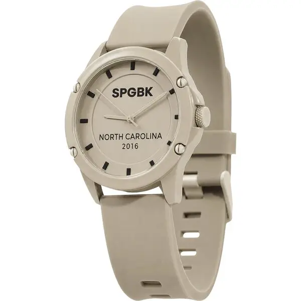 SPGBK WATCHES Sugar Cookie Silicone Strap Watch