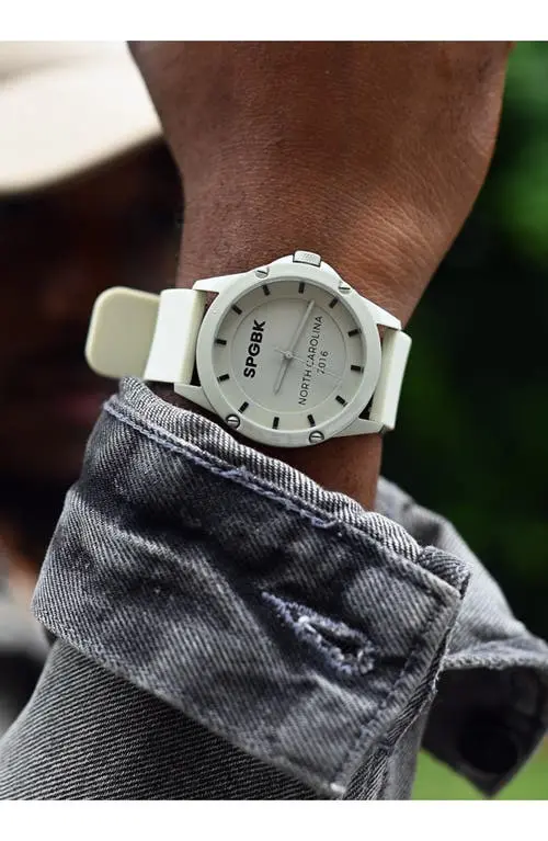 SPGBK WATCHES Sugar Cookie Silicone Strap Watch