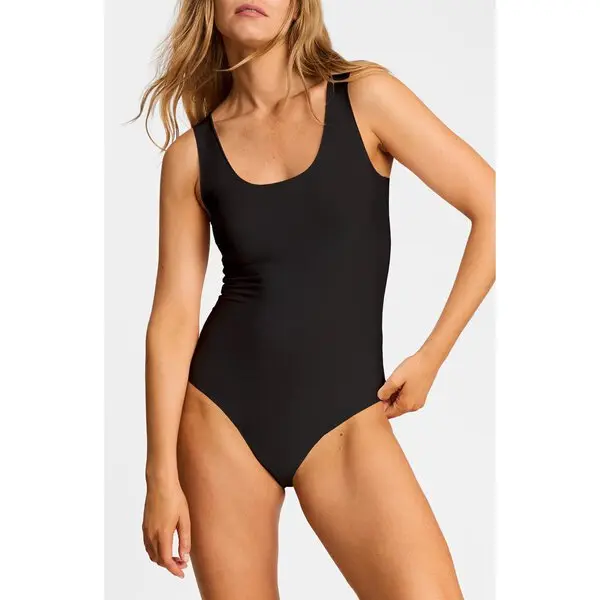 Commando Butter Tank Bodysuit - Black