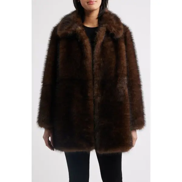 Sam Edelman Faux Fur Coat - Mink