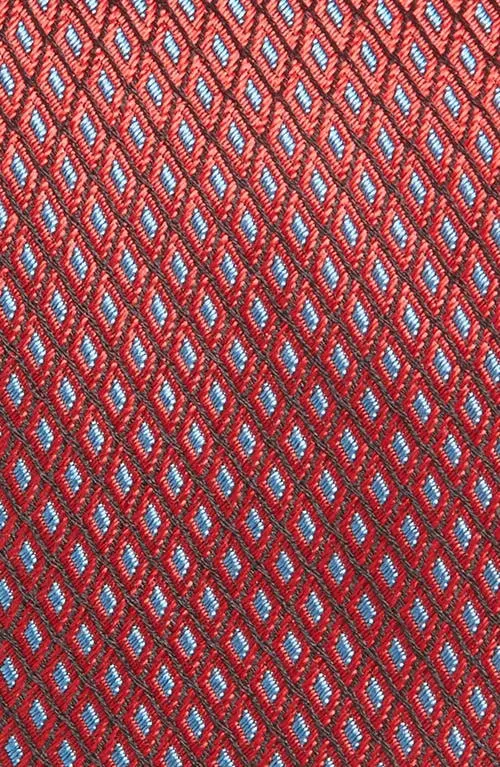 BOSS Jacquard Silk Tie - Beet Red