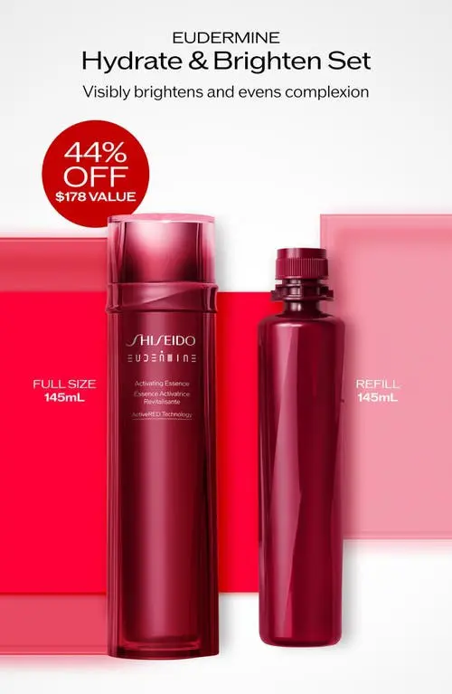 SHISEIDO Eudermine Hydrate & Brighten Duo Set $178 Value
