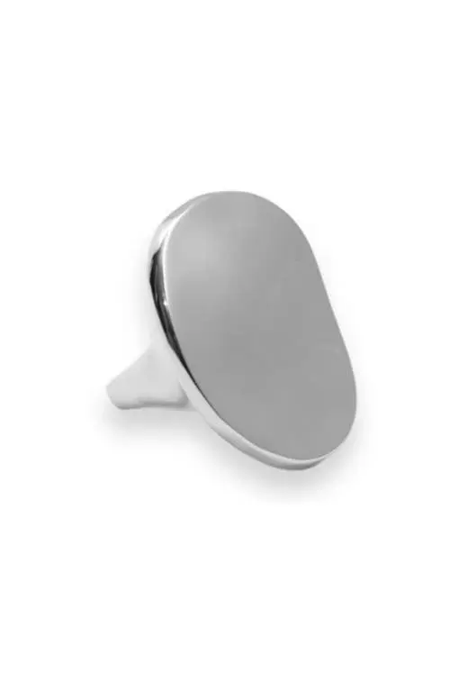 Argento Vivo Waverly Oval Ring - Silver