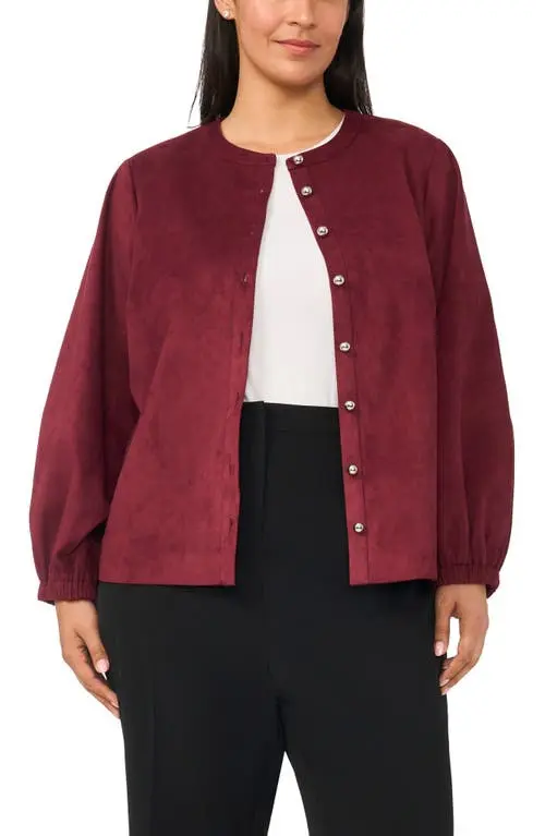 Halogen Faux Suede Jacket