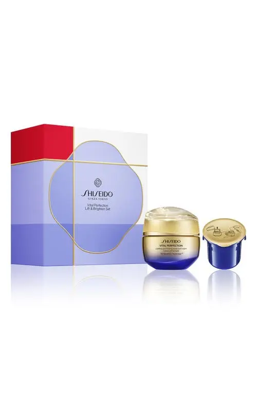 SHISEIDO Vital Perfection Lift & Brighten Duo Set $272 Value - No Color