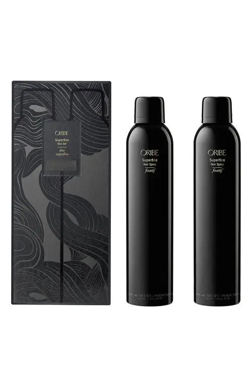 Oribe Superfine Hairspray Duo Set $92 Value - No Color