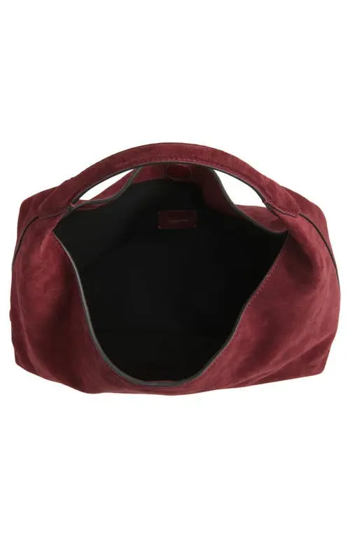 Madewell The Mylie Suede Shoulder Bag - Sangria