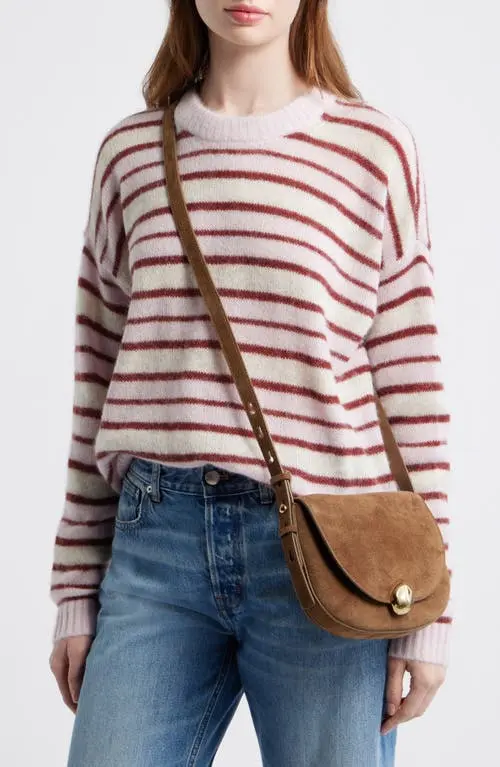 Madewell The Dakota Suede Saddle Crossbody Bag