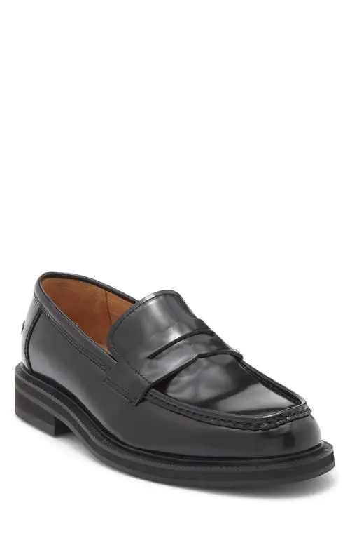 OPEN EDIT Bond Penny Loafer - Black Box Leather