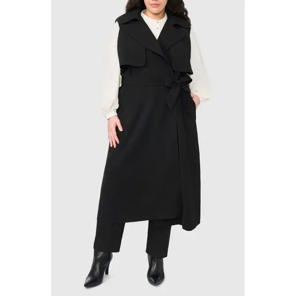 Halogen Belted Trench Vest