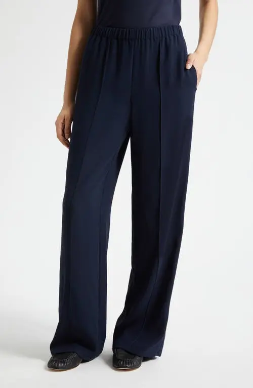 Vince Mid-rise Wide Leg Pants - Twilight Navy