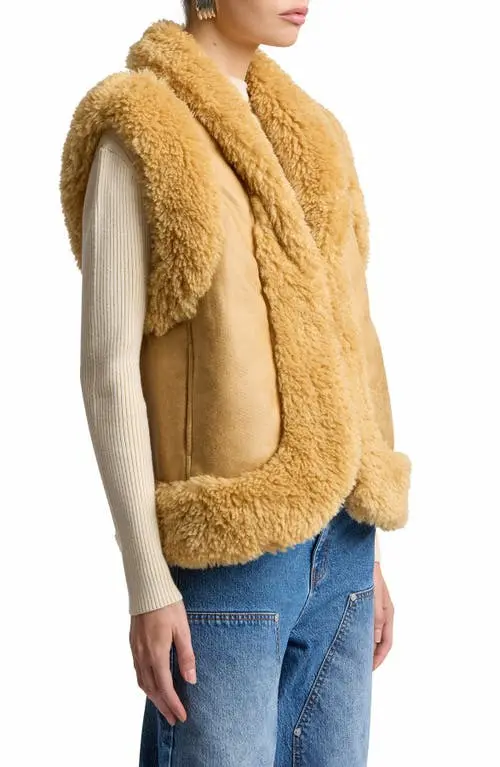 Avec Les Filles Faux Shearling Vest