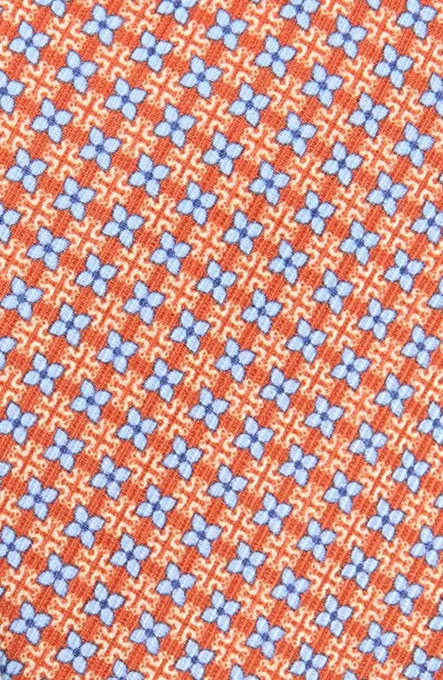 David Donahue Neat Silk Tie