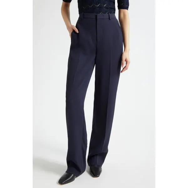 Vince Elsa High Rise Straight Leg Trousers