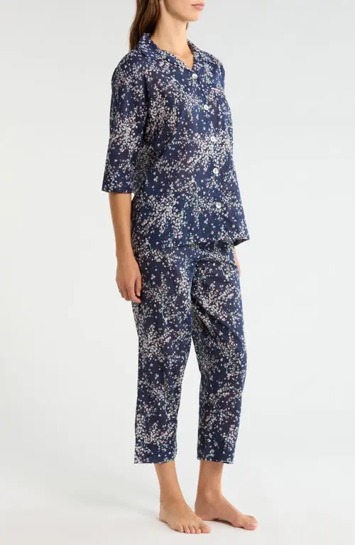 PAPINELLE Cherry Blossom Cotton Voile Pajamas