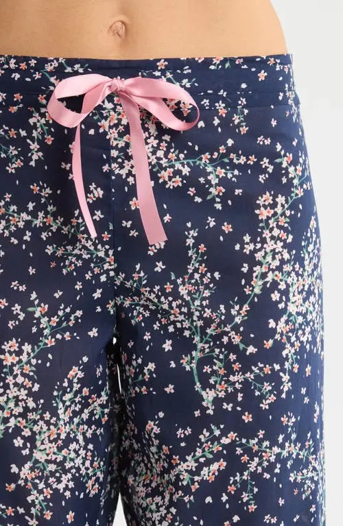 PAPINELLE Cherry Blossom Cotton Voile Pajamas