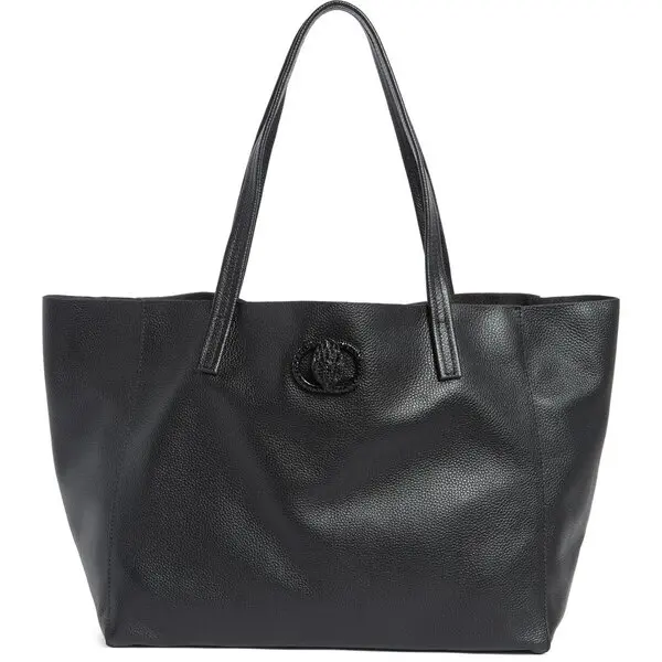 Kurt Geiger Large Chelsea Slouch Leather Tote - Black