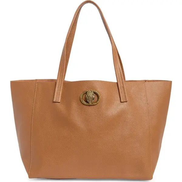 Kurt Geiger Large Chelsea Slouch Leather Tote - Light/pastel Brown