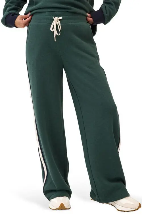 THREADS 4 THOUGHT Lupita Side Stripe Fleece Pants - Alpine/galaxy