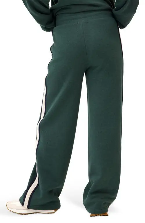 THREADS 4 THOUGHT Lupita Side Stripe Fleece Pants - Alpine/galaxy