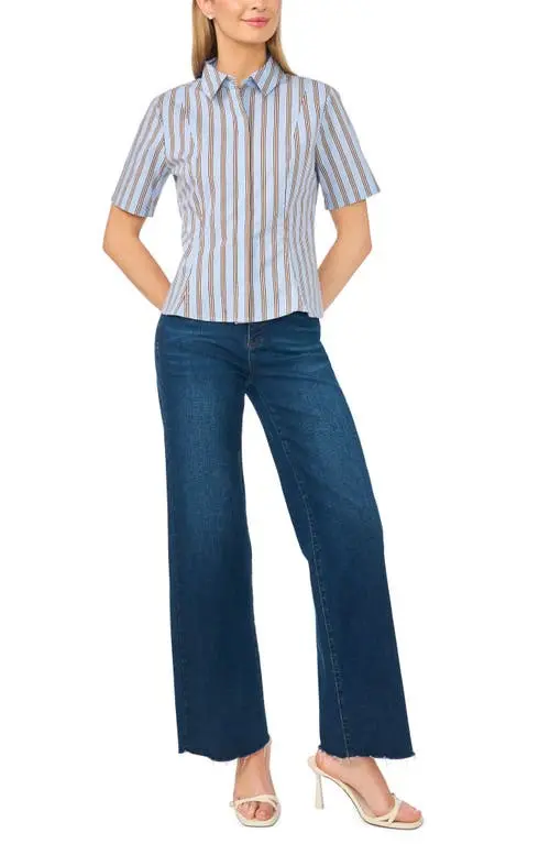 Halogen Princess Seam Button-up Shirt