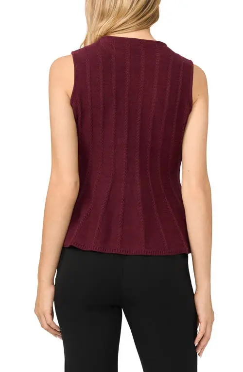 Halogen Sleeveless Peplum Top - Winterberry