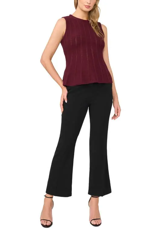 Halogen Sleeveless Peplum Top - Winterberry