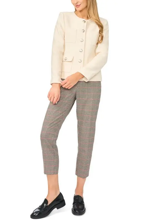 Halogen Collarless Jacket - New Ivory