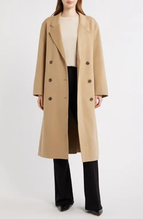 Theory Double Breasted Longline Trench Coat