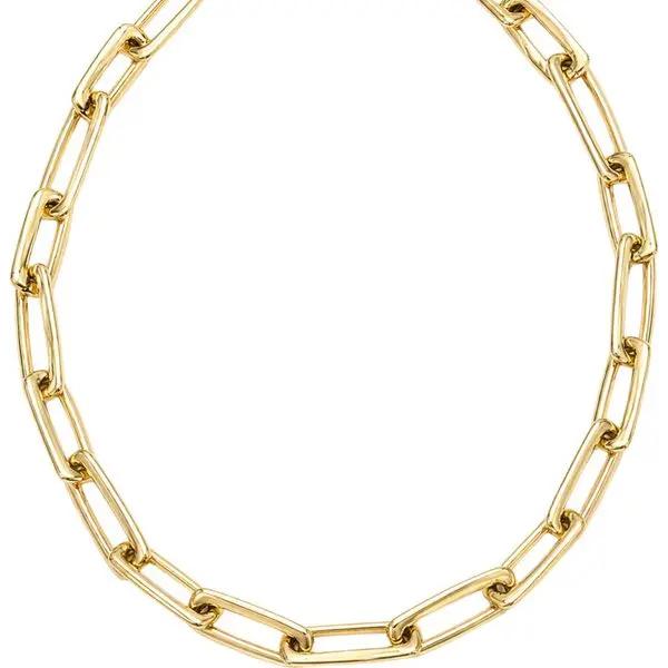 Argento Vivo Chunky Paper Clip Chain Necklace