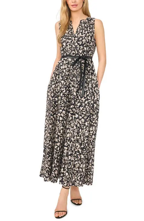 Halogen Tie Waist Maxi Dress - Rich Black