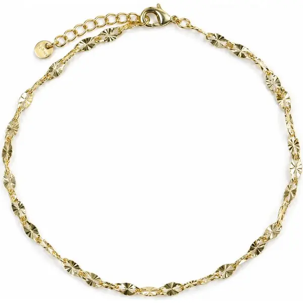 Argento Vivo Mirror Chain Anklet