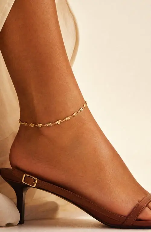 Argento Vivo Mirror Chain Anklet