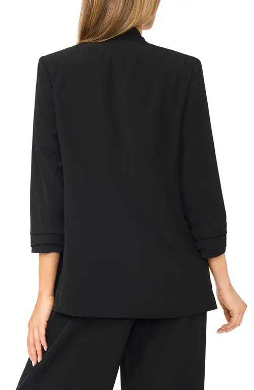 Halogen Open Front Blazer - Rich Black