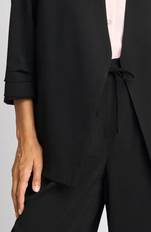 Halogen Open Front Blazer - Rich Black