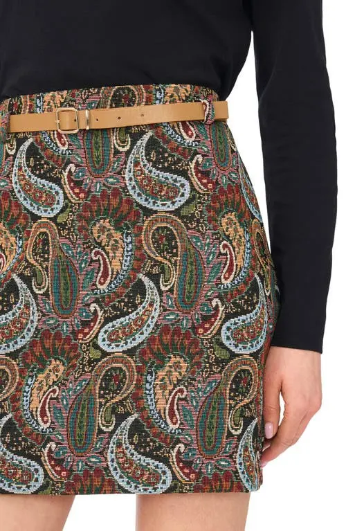 Halogen Belted Miniskirt