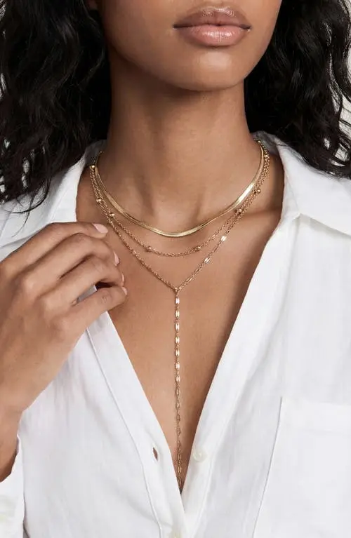 Ettika Trio Dainty Layered Necklace