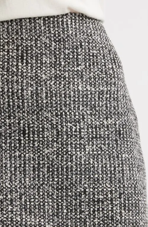Theory High Waist Tweed Miniskirt