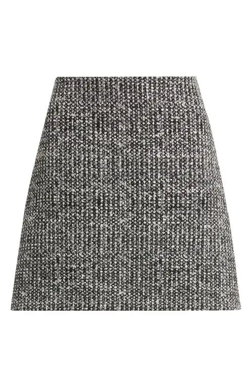 Theory High Waist Tweed Miniskirt