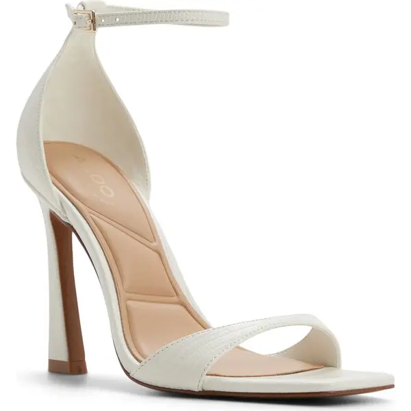 Aldo Evvie Ankle Strap Sandal - White