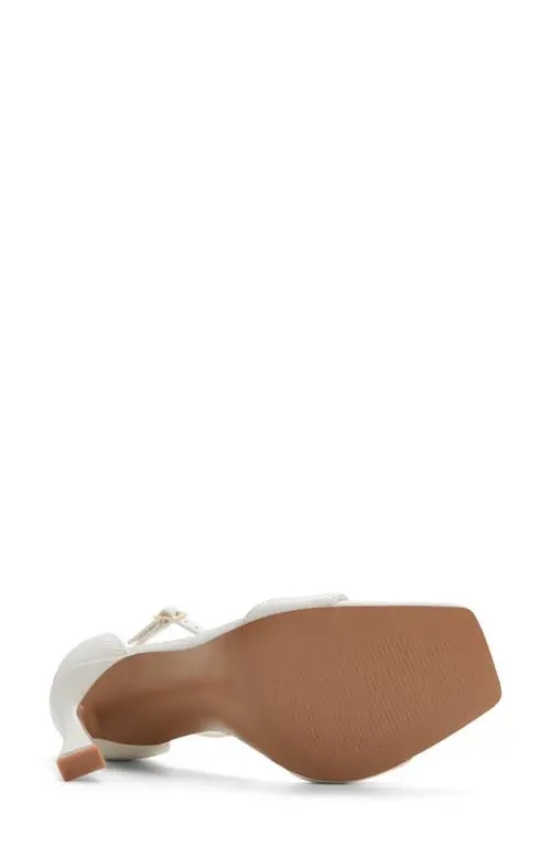 Aldo Evvie Ankle Strap Sandal - White