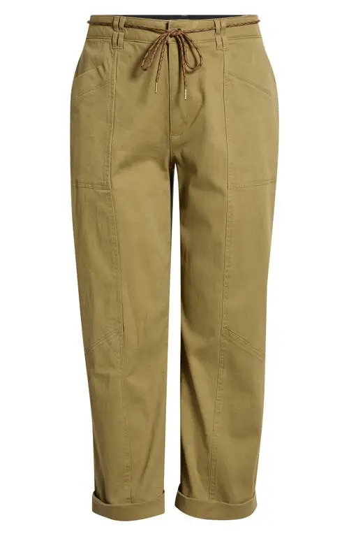 Wit & Wisdom Ultra Skyrise Relaxed Drawstring Waist Stretch Cotton Pants