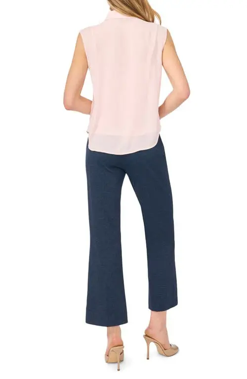 Halogen Extended Shoulder Sleeveless Top - Pink Cloud