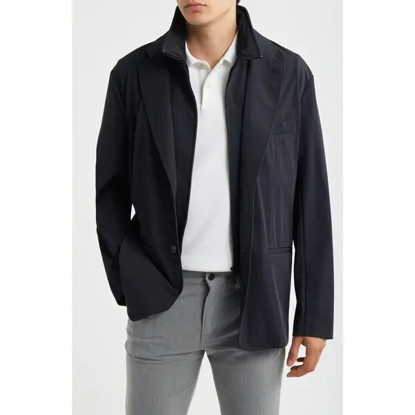 Emporio Armani 3-in-1 Blazer - Solid Blue Navy