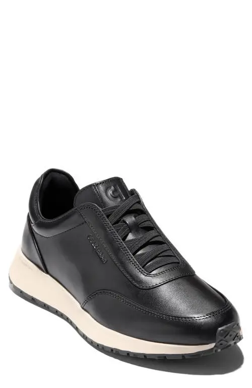 Cole Haan Grandpro Luxe Mile Slip-on Sneaker - Black/ivory/nicotine