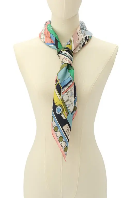 Kate Spade New York Townhouse Silk Square Scarf