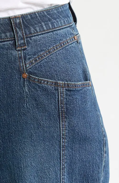 Wit & Wisdom High Waist Ankle Barely Barrel Jeans