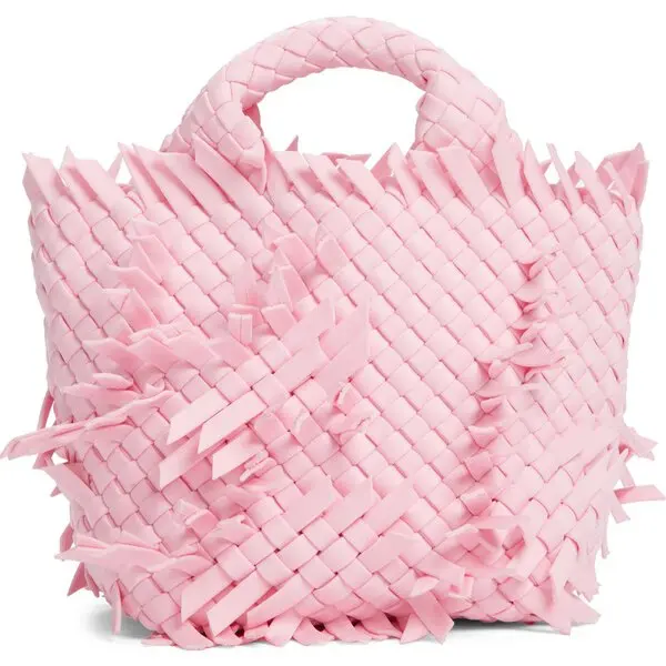 NAGHEDI St. Barths Petite Fray Tote - Berry