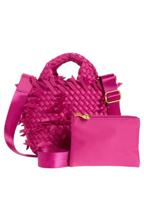 NAGHEDI St. Barths Petite Fray Tote - Berry